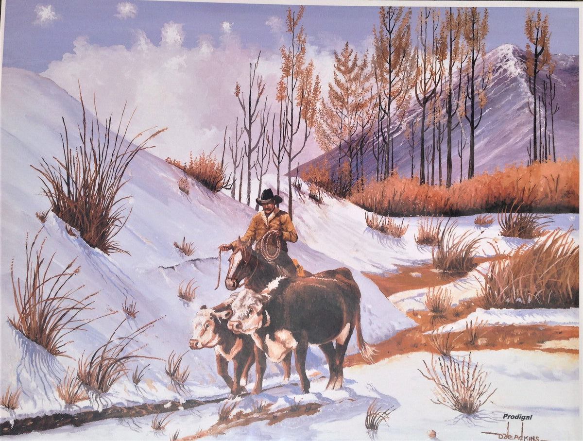 Western Art - Dale Adkins Prints - — The Buffalo Wool Co. - Herd Wear ...